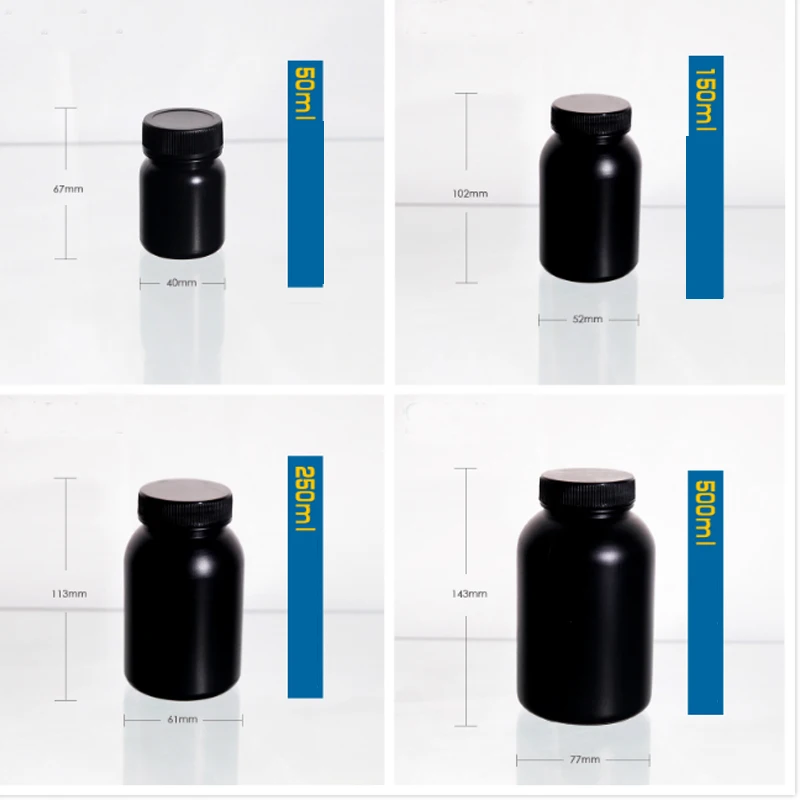 Generic 50ml-2000ml Wide-Mouth Plastic Sample Bottle Hdpe Reagent ...