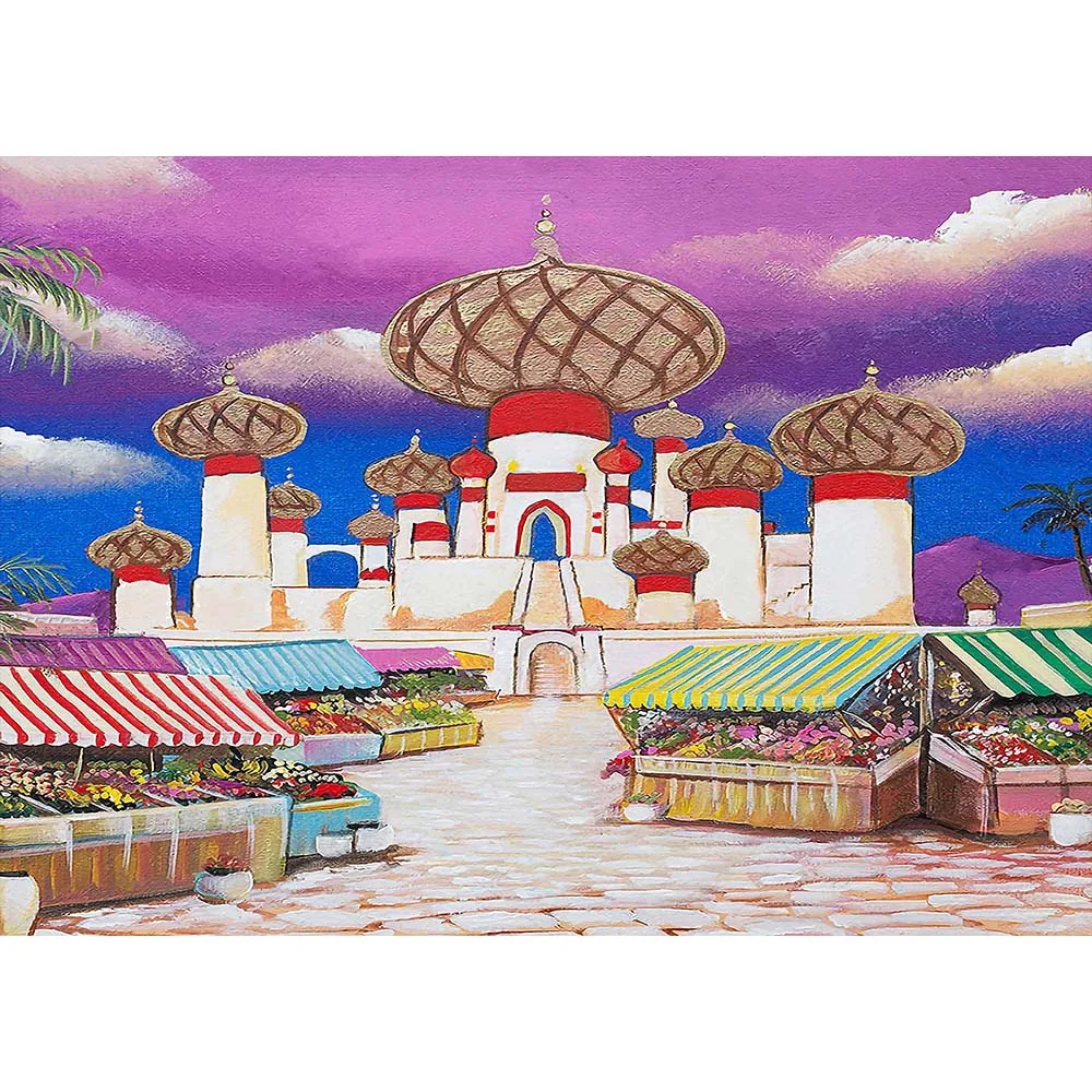 Aladdin Marketplace Backdrop