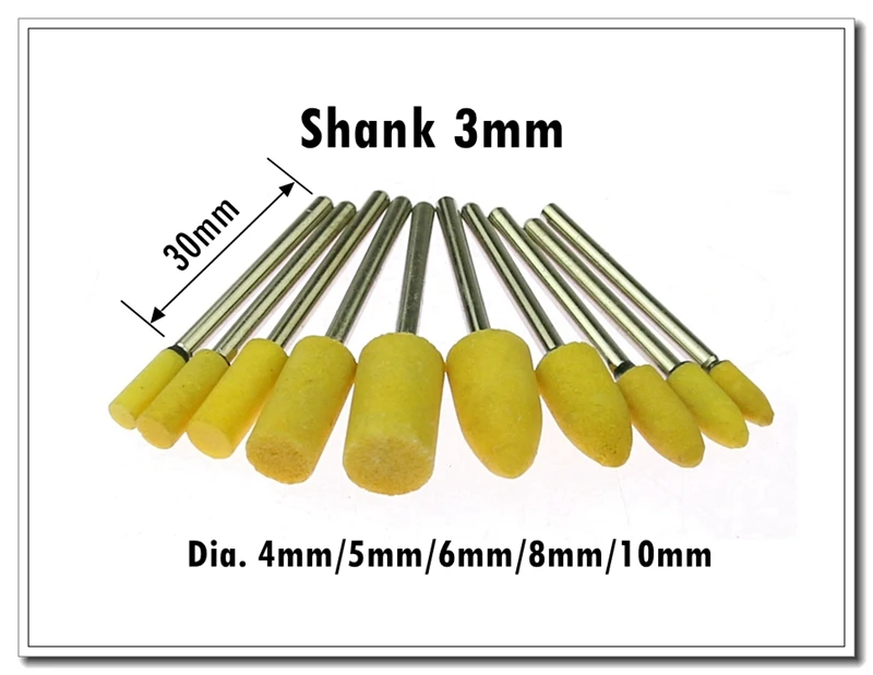 Polishing Wheels Uxcell 12-Pack Hard Felt Polishing Mandrels - 3mm ...