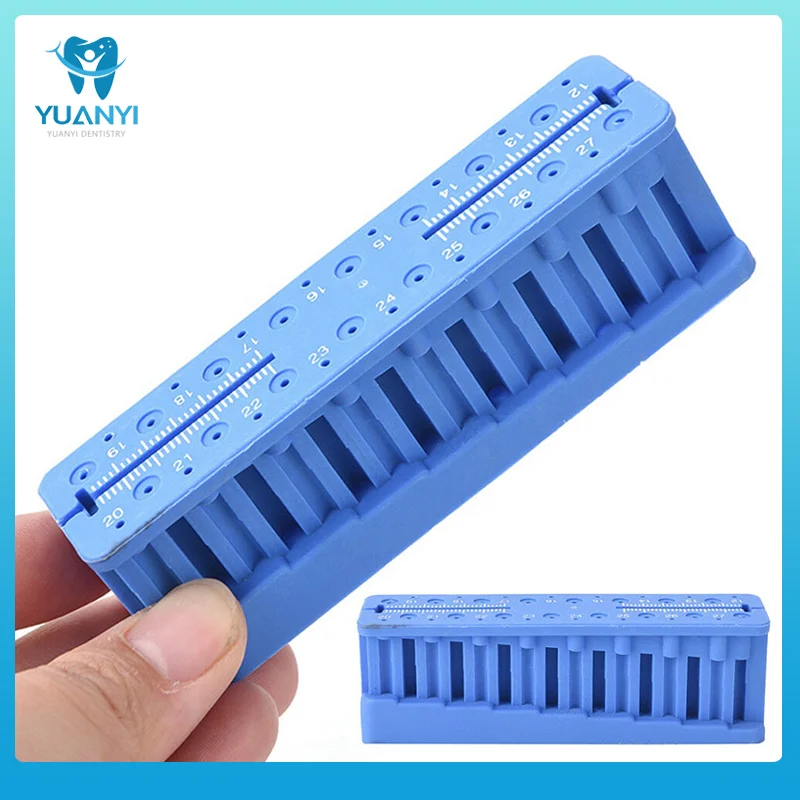 1pc Dental Endodontic Ruler Block Dentist Autoclavable Instrument Files ...