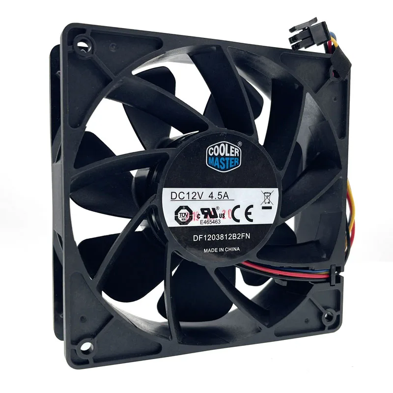 High Speed 120mm Cooling Fan 12cm,DF1203812B2FN DC 12V 4.50A ...
