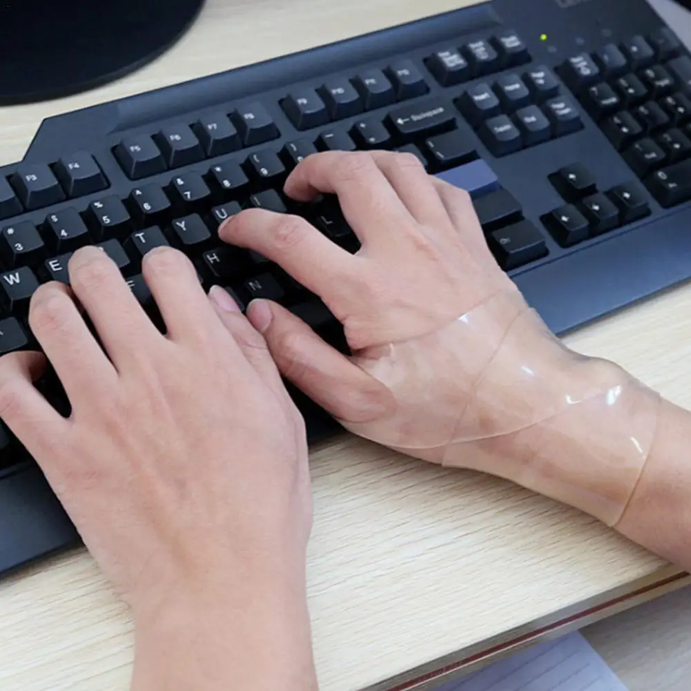 1p ESBS Transparent Wristband Silicone Wrist Bands For Men Women Hand ...