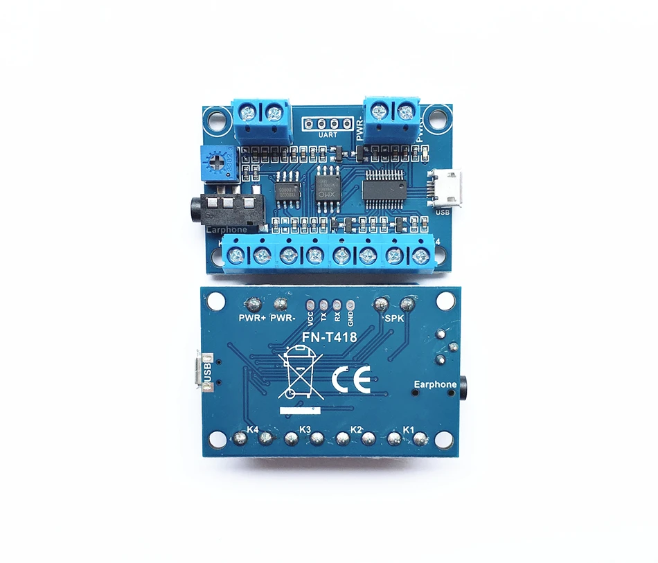 Multifunctional MP3 Audio Module with 4 Button Trigger Inputs ...