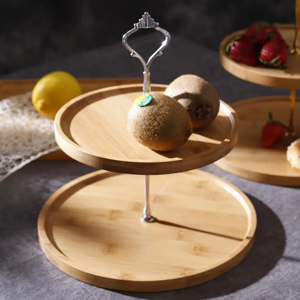 2-Tier-Dessert-Trays-Multifunctional-Wooden-Fruit-Dishes-Candy-Trays ...