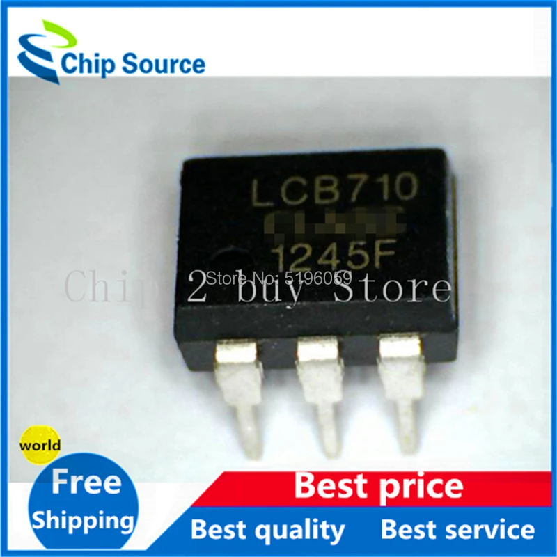 10pcs/lot LCB710 LCB710S LCB710STR SOP6 SMD6 Solid State Relays SSR ...