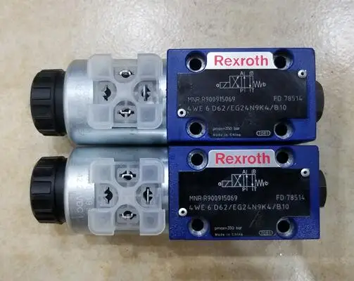 R900915069 4WE6D62/EG24N9K4/B10 nueva Rexroth válvula solenoide hidráulica 4WE 6 D62/EG24N9K4 ...