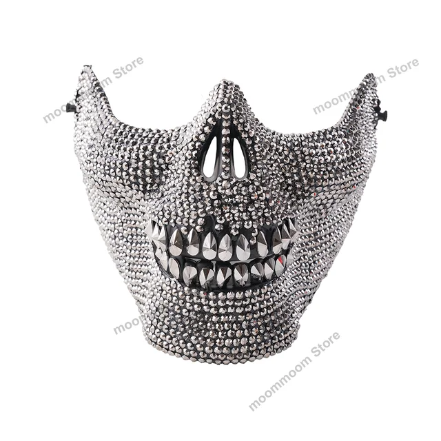 Half Skull Mask Drawing