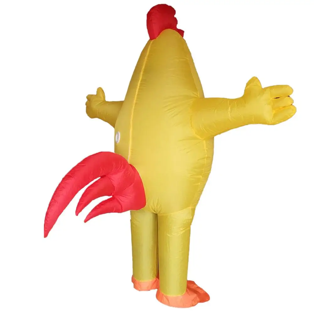 Adults Inflatable Rooster Costume Halloween Purim Animal Cosplay Party ...