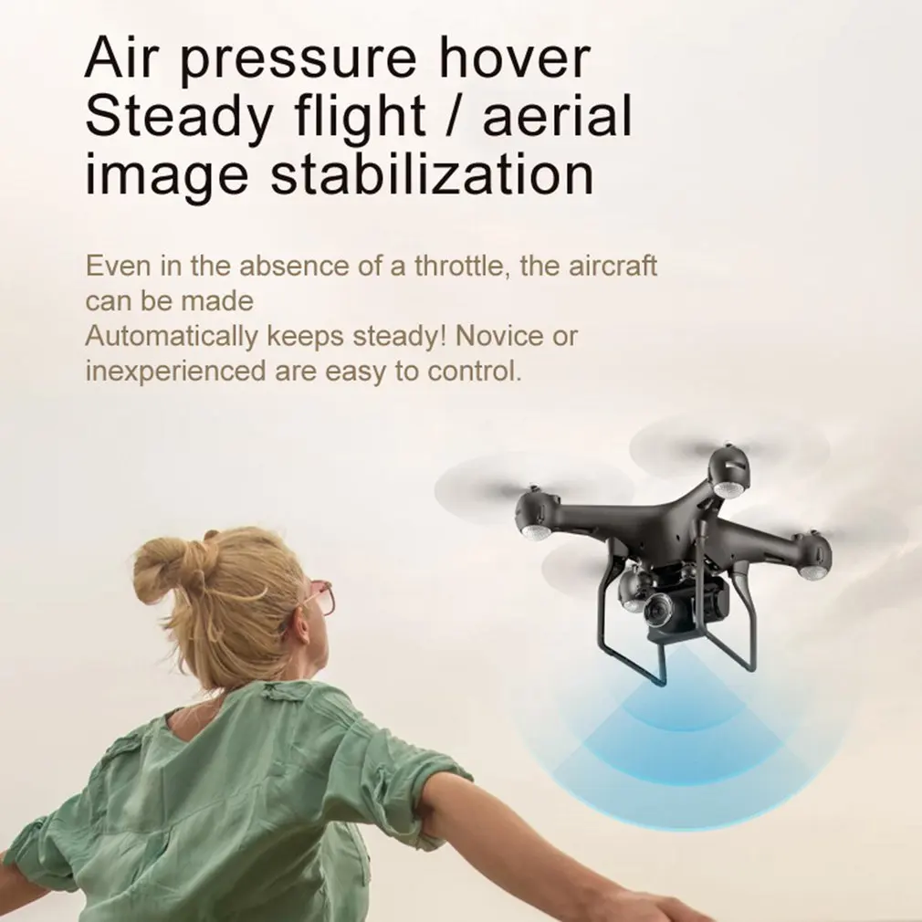 Дрон 4K S32T вращающаяся камера Квадрокоптер HD аэрофотосъемка давление воздуха парение ключ ...