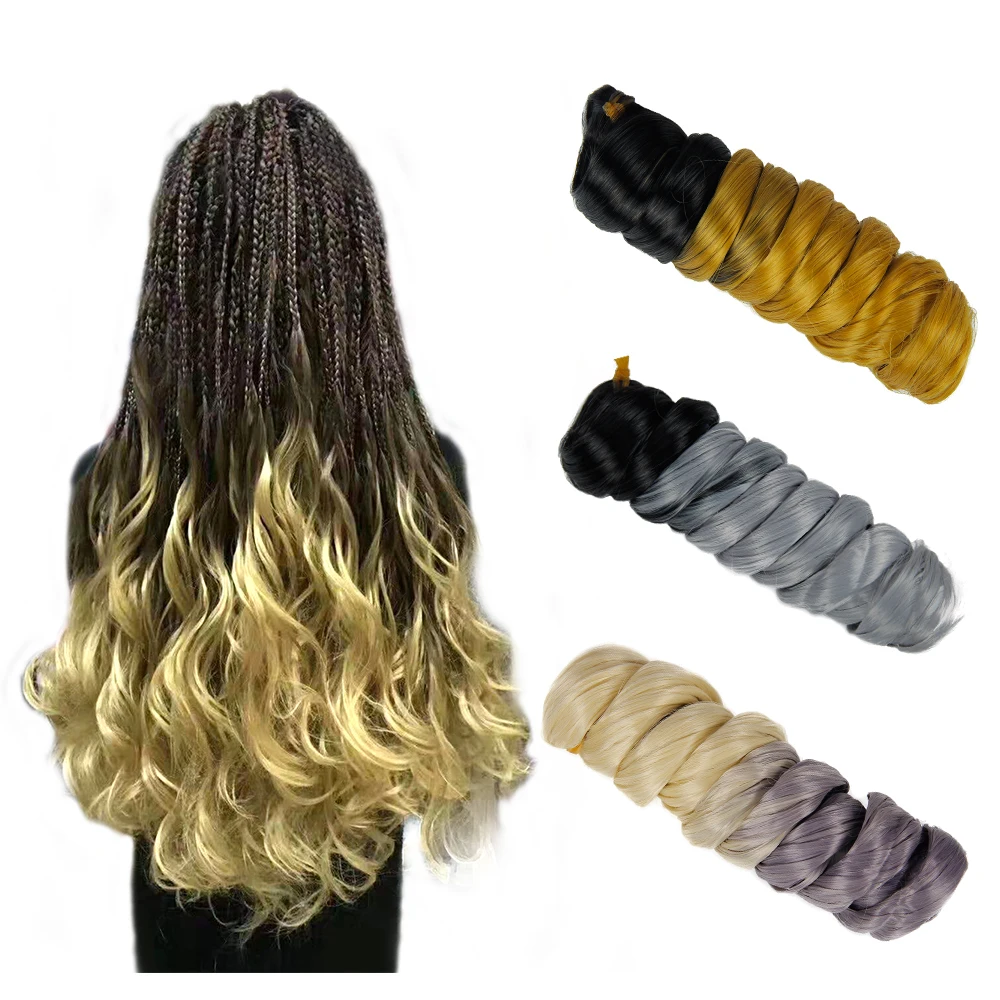 Two Color Box Braids