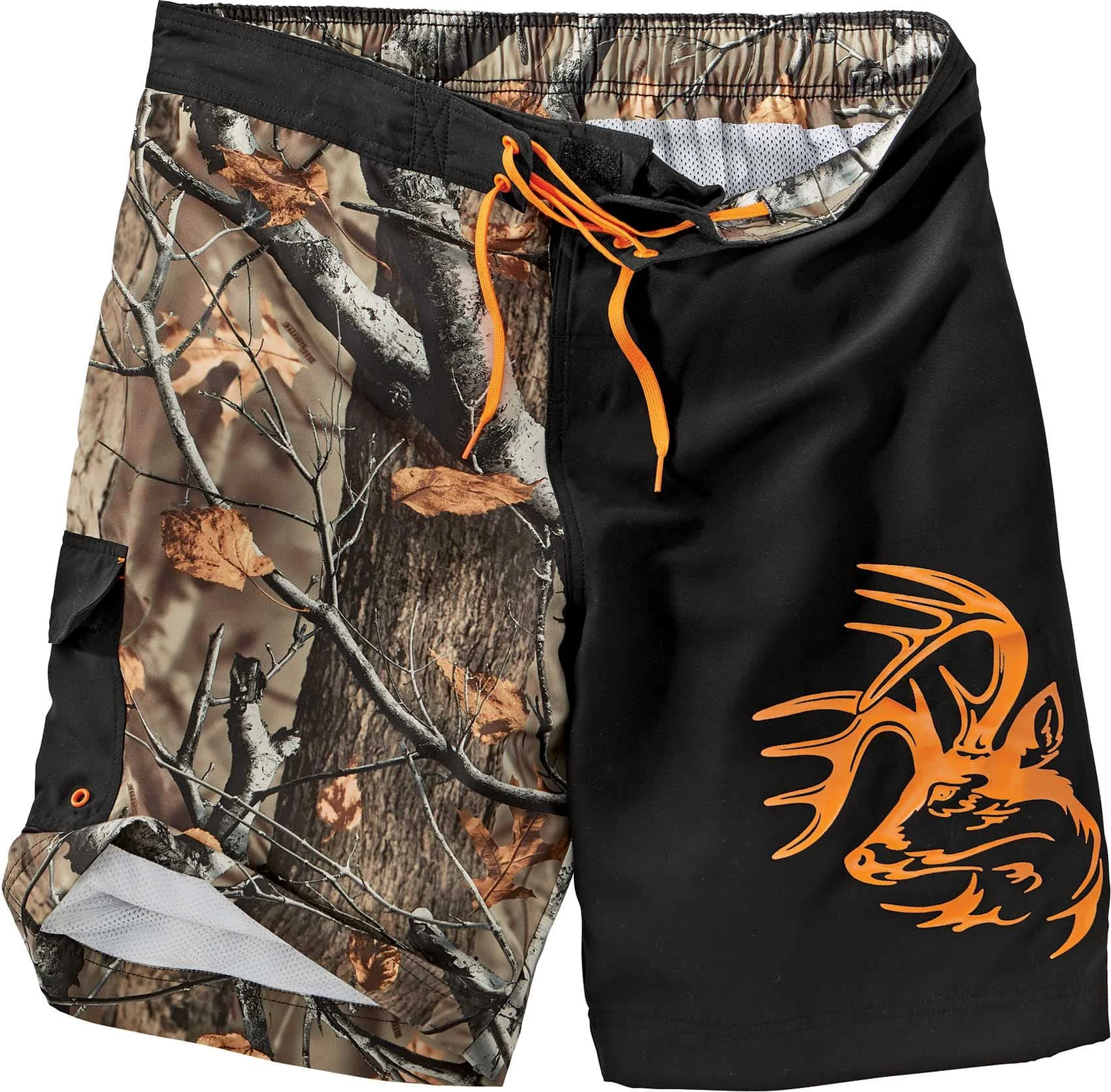 2020 Men Hunting Shorts Camouflage Knee-length Men Swim Trunks Beach ...