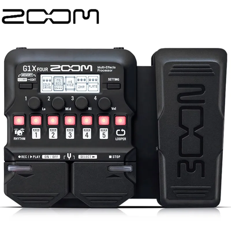 ZOOM-G1X-Four-G1-Four-Electric-Guitar-Multi-Effect-Processor-Guitar ...
