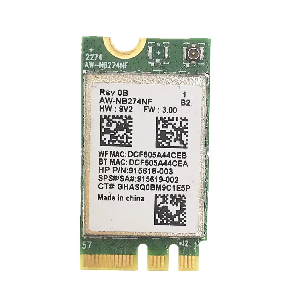 Realtek AW NB274NF RTL8723DE 300Mbps NGFF 2.4G Wireless+Bluetooth ...