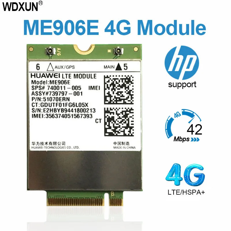 Huawei – Carte Module Wcdma 4g Débloquée Pour Hp Lt4112 Me906 M2, Ngff ...