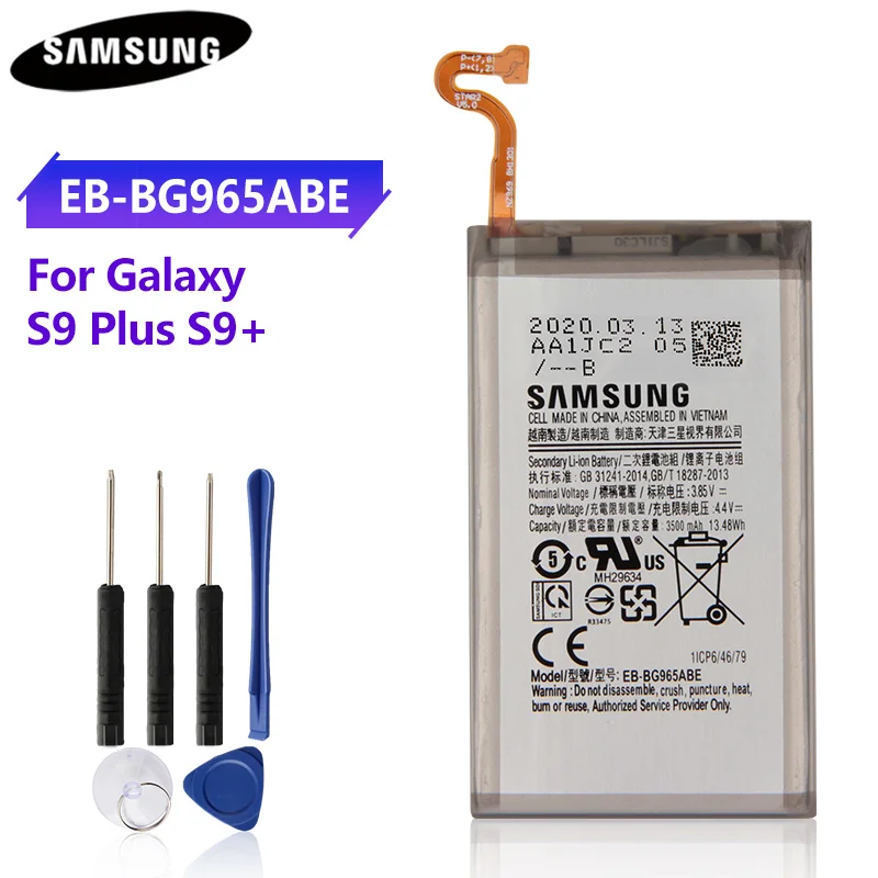 Bateria de substituição original para samsung galaxy s9 plus g9650 s9 ...