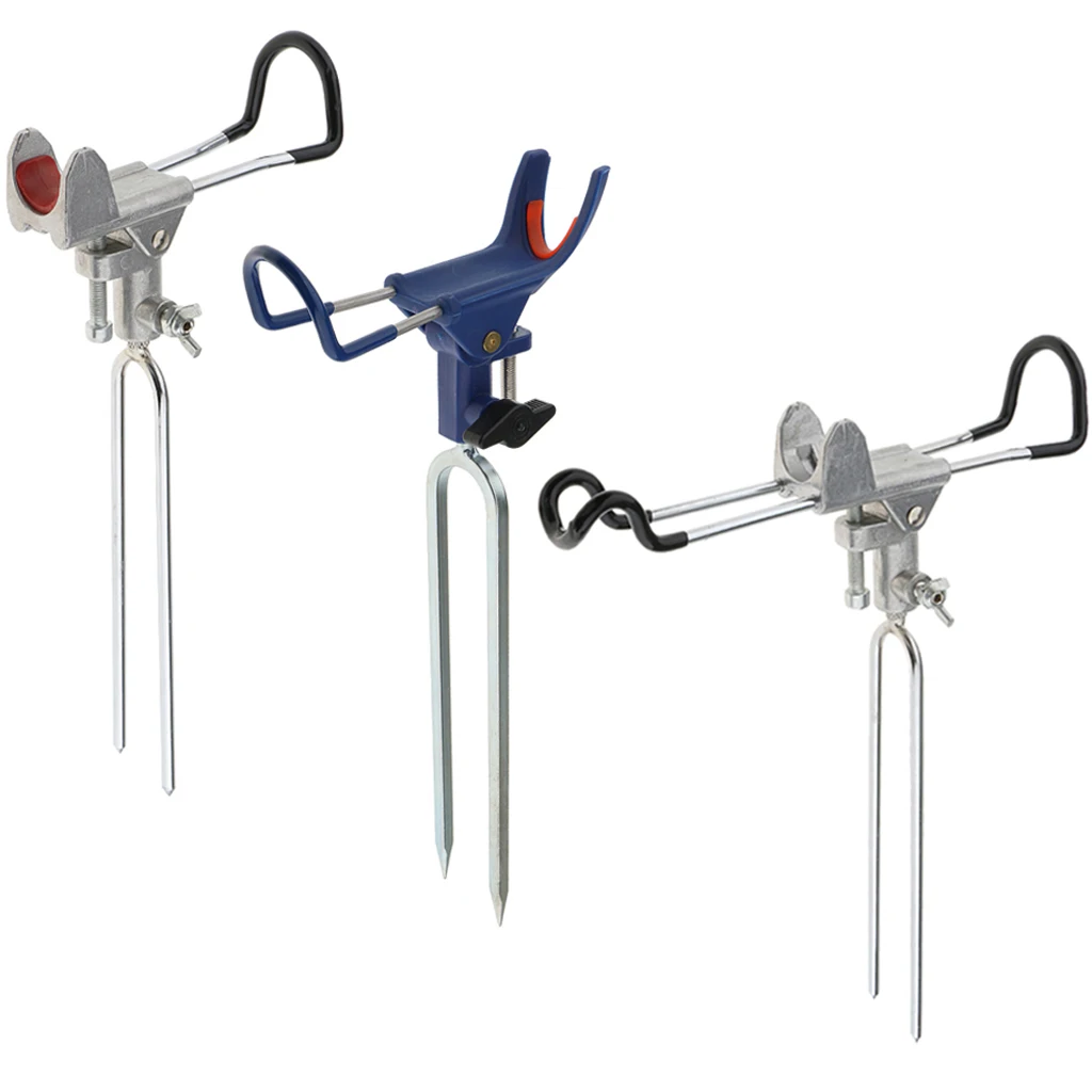 Stainless-Steel-Adjustable-Ground-Inserted-Fishing-Rod-Holder-Rack-Pole ...