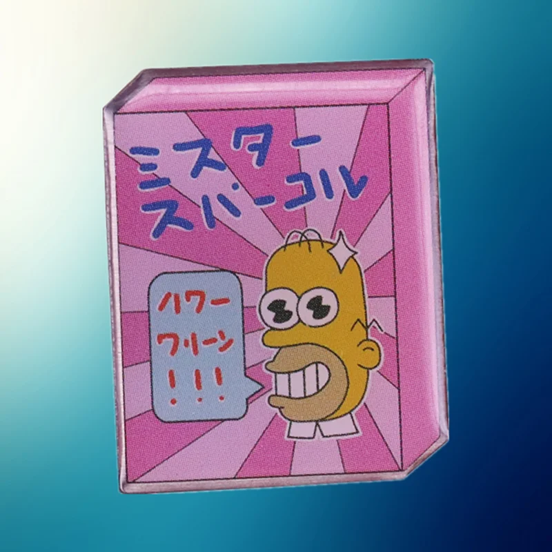 Mr Sparkle Homer Japanese dishwashing detergent mascot dish soap Enamel ...