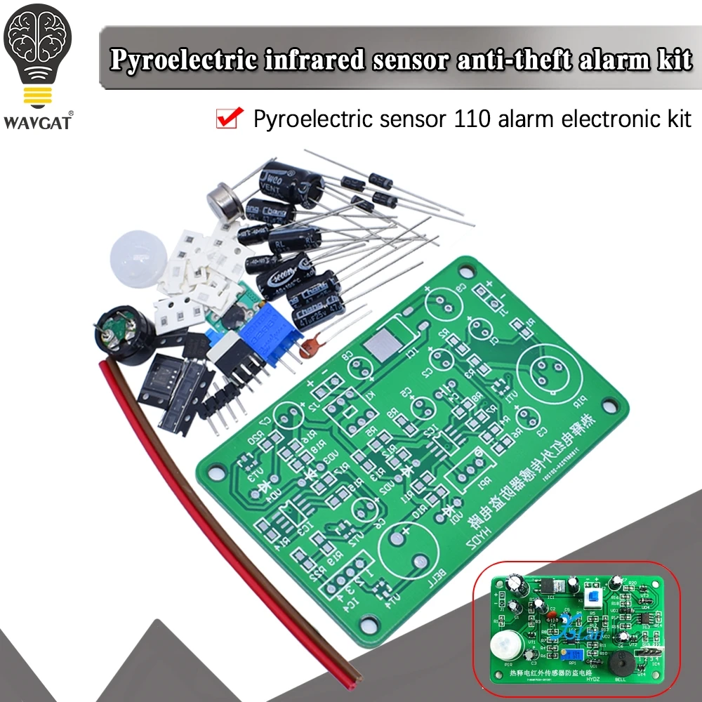 Human-body-sensing-IR-pyroelectric-infrared-sensor-anti-theft-alarm ...