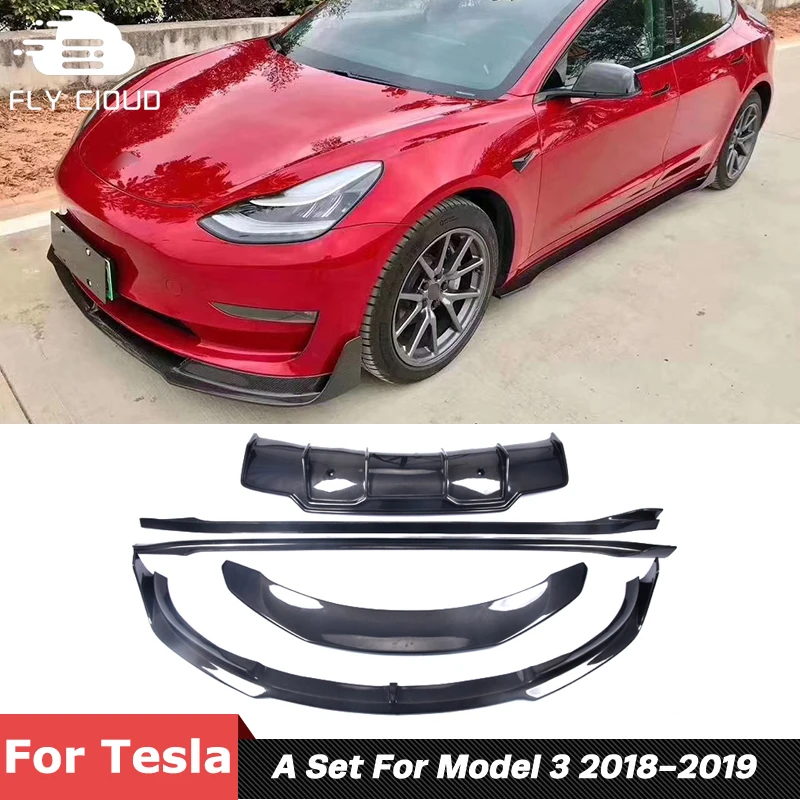 Kit-de-extens-o-para-para-choque-de-fibra-de-carbono-difusor-traseiro ...