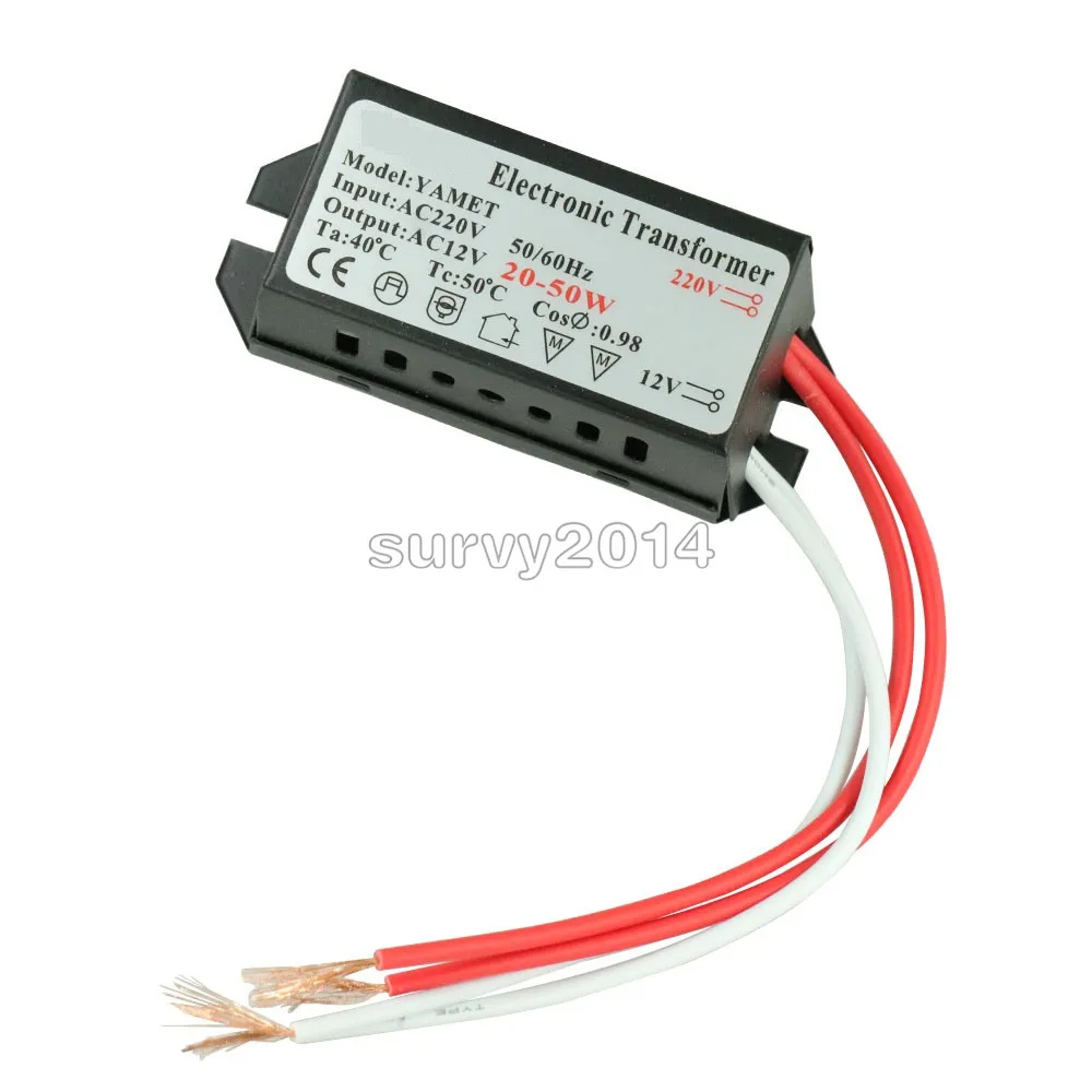 20W AC 220V To 12V LED Power Supply Driver Electronic Transformer for ...