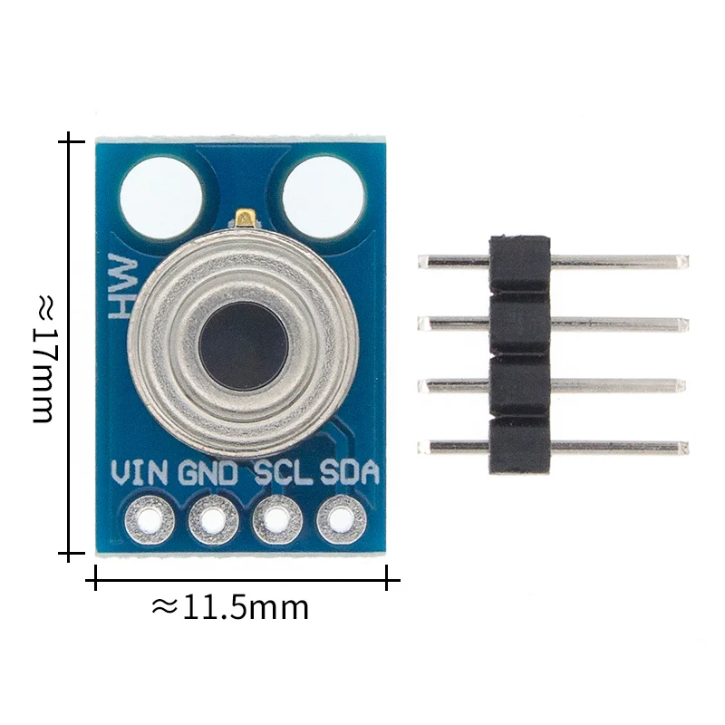 Mlx90614 Infrared Temperature Sensor With Arduino Circuit 45 Off 