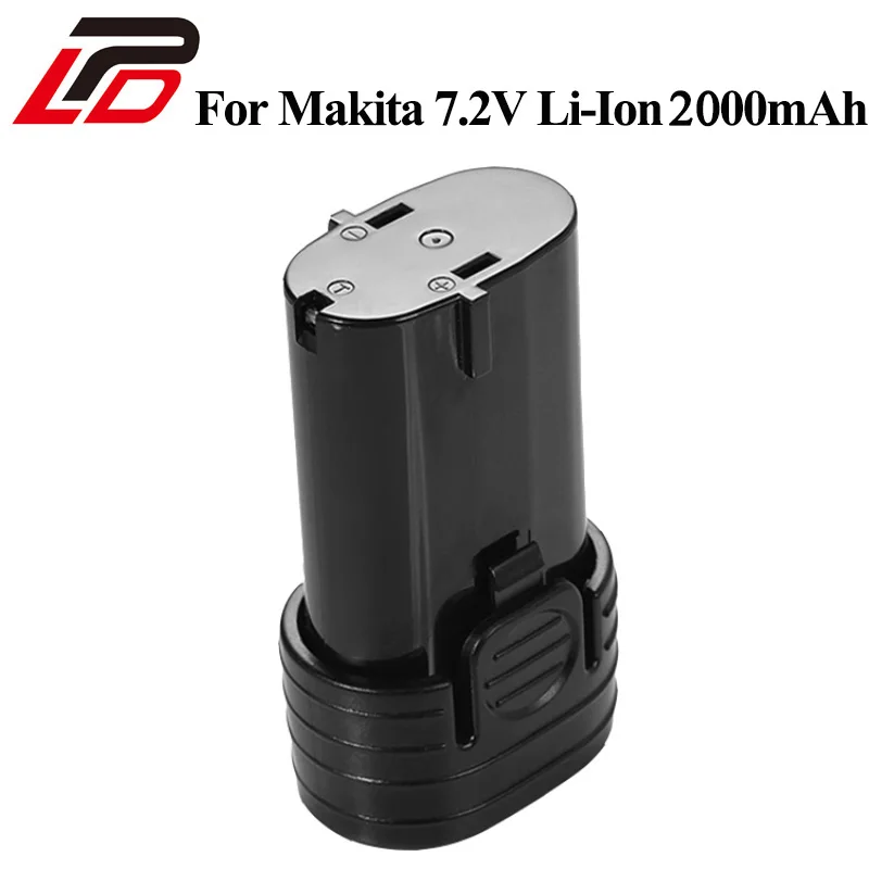 전동 공구 배터리 Makita 7.2v 2.0Ah BL7010 194355 4 194356 2 ML704 DC07SA/DC10WA/DC10WB DC10WA, 충전기 공구 ...