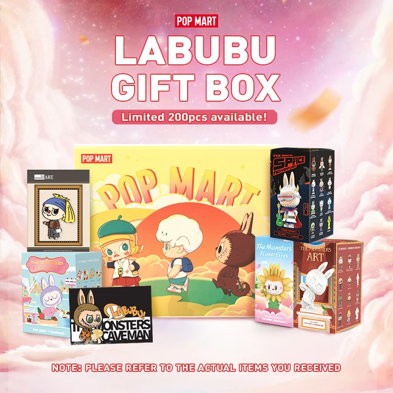 Pop Mart Labubu Gift Box Lucky Bag Blind Box Collectible Cute Action ...