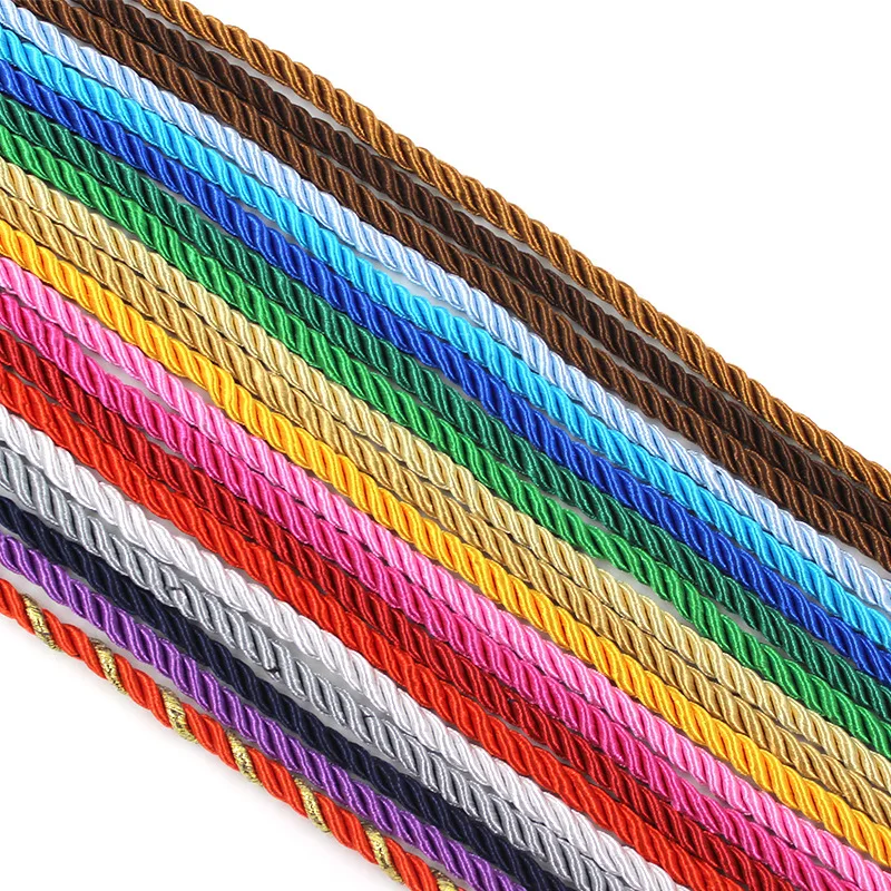 10-meters-3mm-3-Shares-Twisted-Cotton-Nylon-Cords-Colorful-DIY-Craft ...