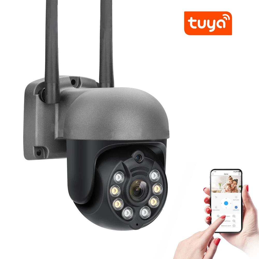 Tuya-WiFi-IP-Camera-Outdoor-1080P-HD-CCTV-Camera-PTZ-Dome-PTZ-Camera ...