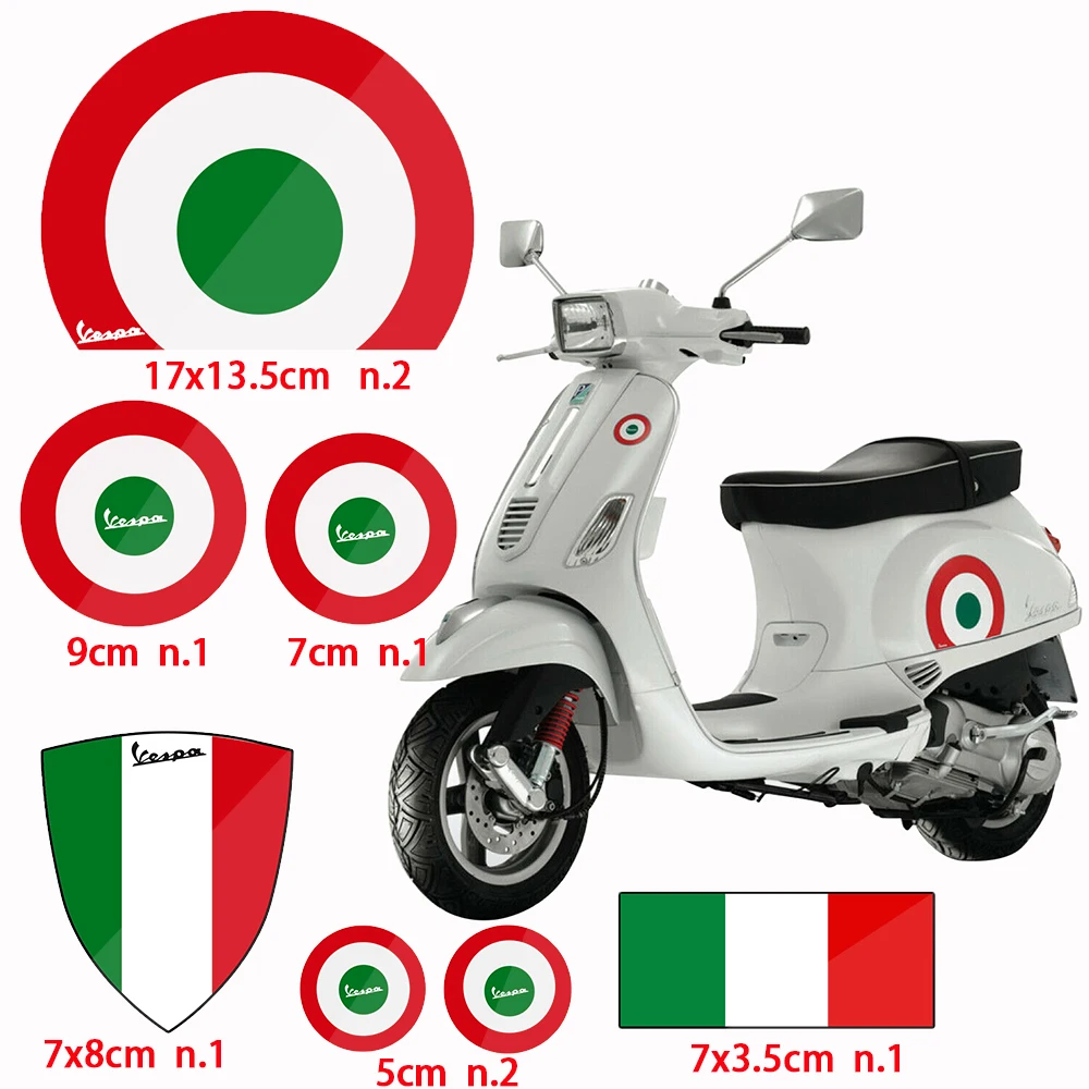 Motorcycle Decal Stickers Case For Piaggio Vespa Gts Gtv Lx Lxv Lt Px ...