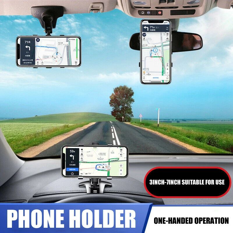 360° Universal Car Dashboard Mount Holder Stand Bracket For Mobile ...