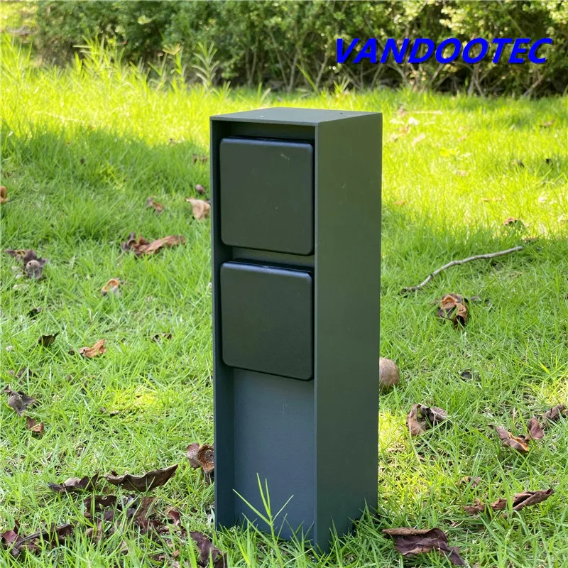 Outdoor Socket 2-Way EU Sockets 3680W 16A Aluminium Body Energy Column ...