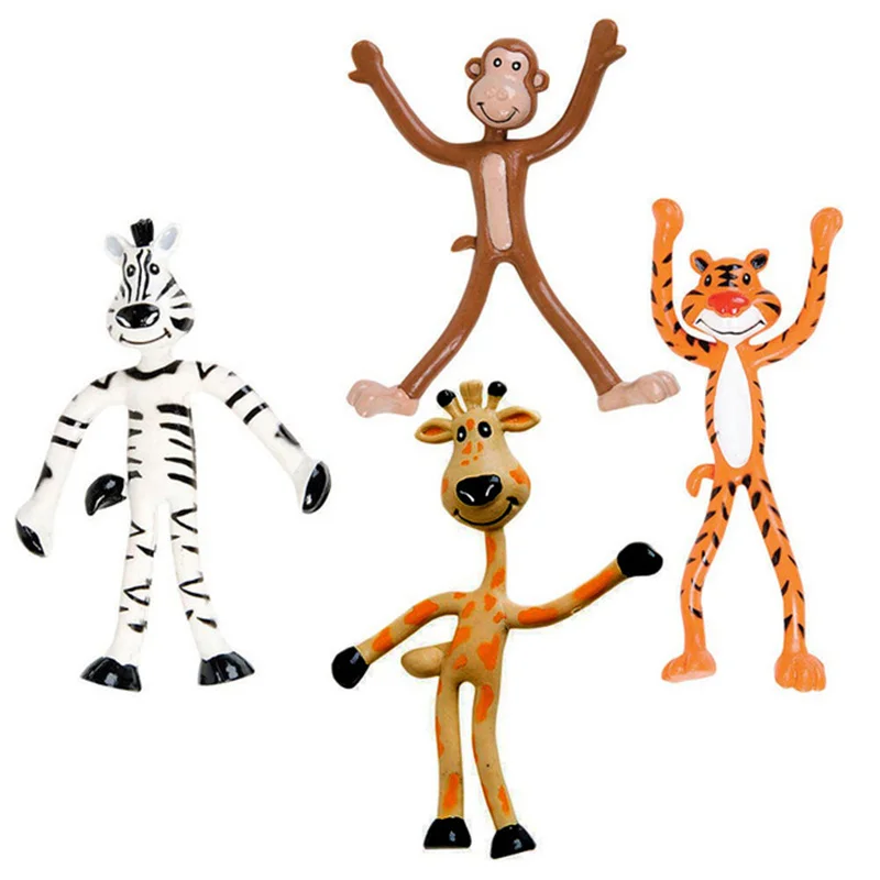 Fidget-toys-Novelty-Wire-Animal-Sika-Deer-Zebra-Monkey-Distorted ...