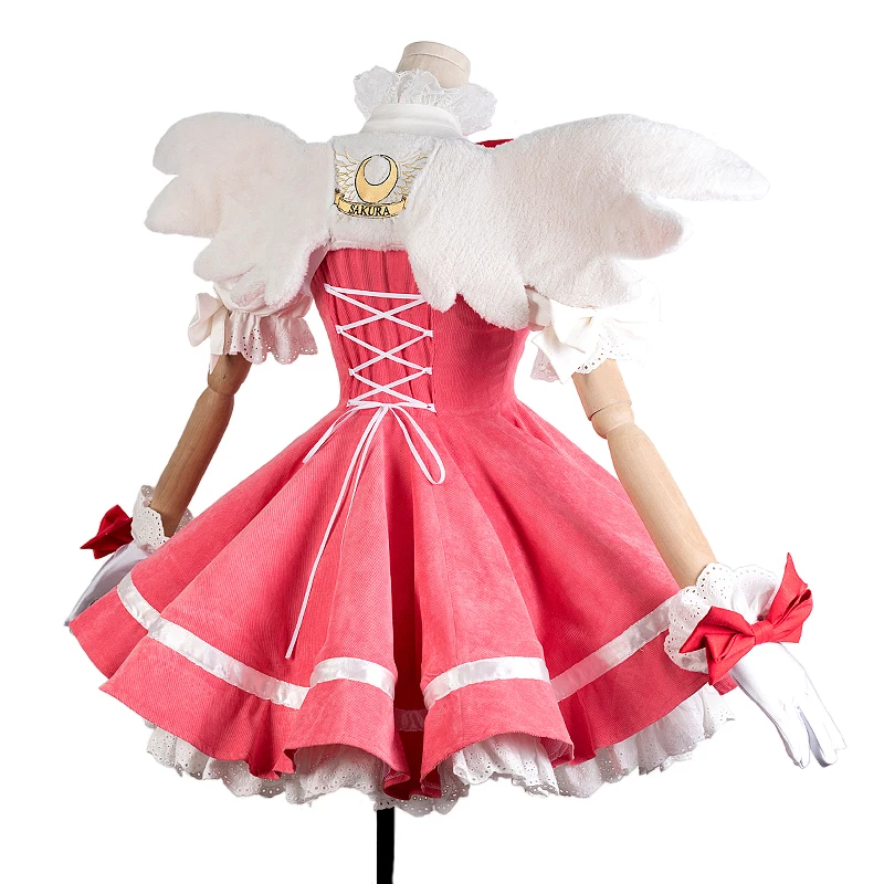 Disfraz de Anime Sakura Cardcaptor para mujer, Kinomoto Sakura, vestido ...