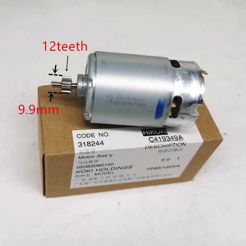 12V 9.6V Motor Parts 318244 for HITACHI HIKOKI DS12DVF3 FDS12DVA ...