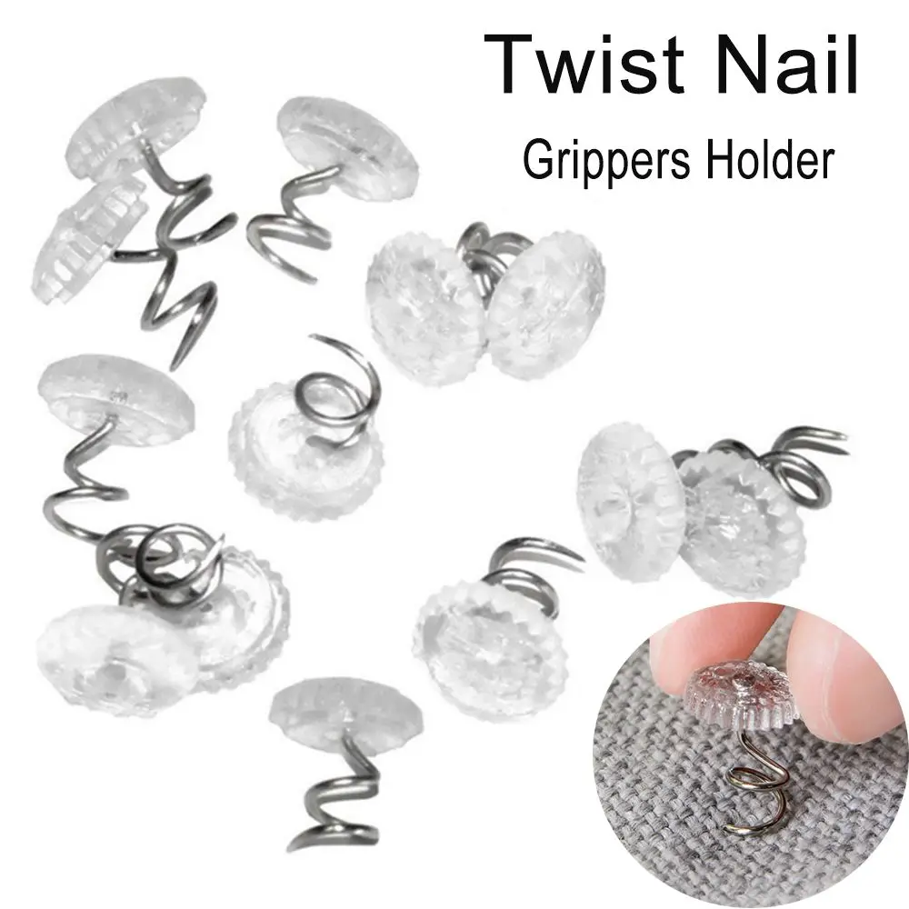 20Pcs Home Hardware Upholstery Sofa Cushion Fixing Nail Grippers Holder ...