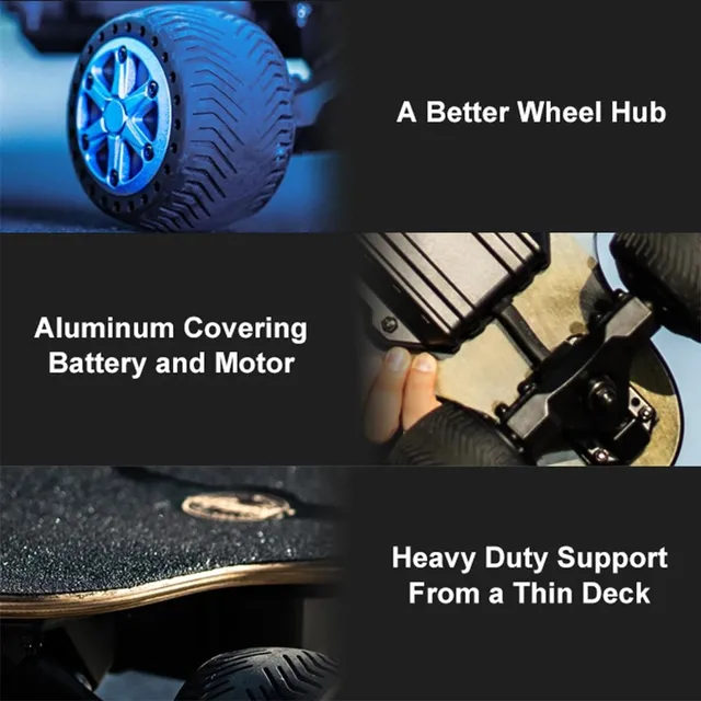 Electric Skateboard Urban flatbed scooter Remote Longboard Adult ...