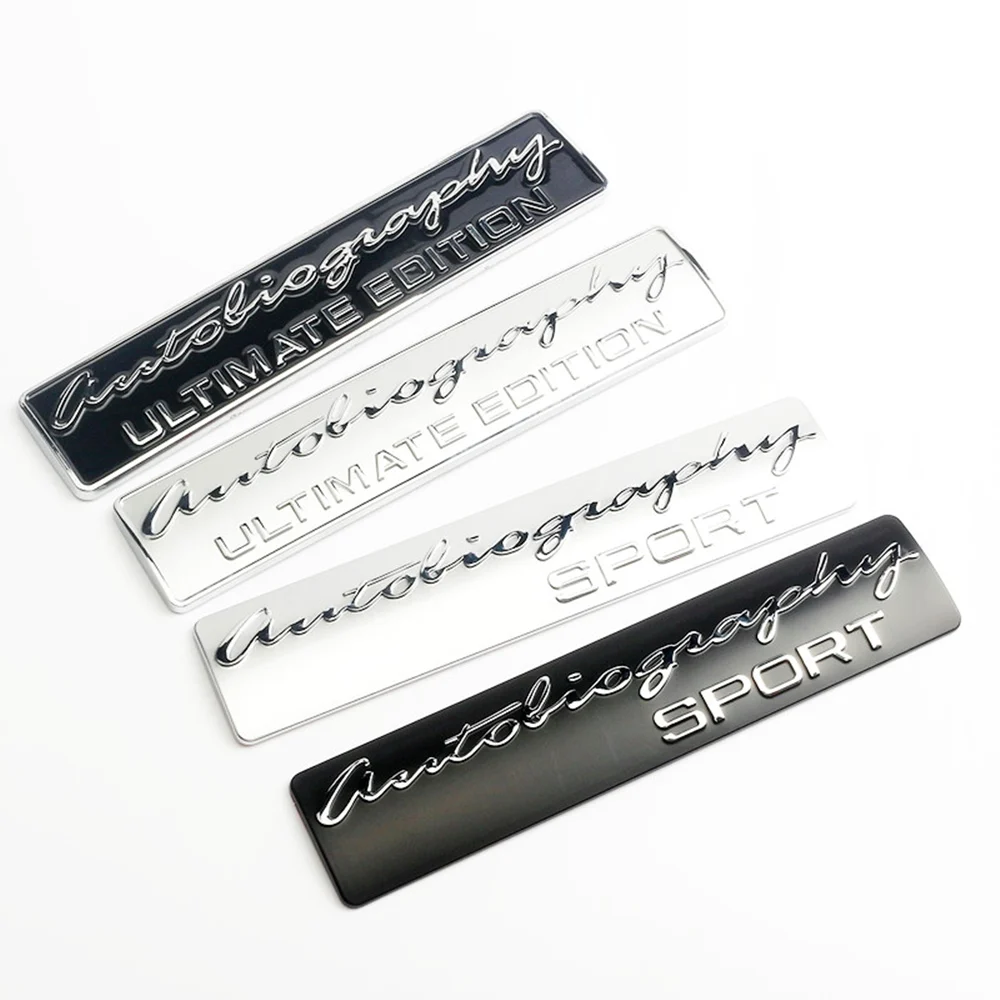 1Pcs Autobiography SPORT ULTIMATE EOITION 3D ABS Badge Car Body Rear ...