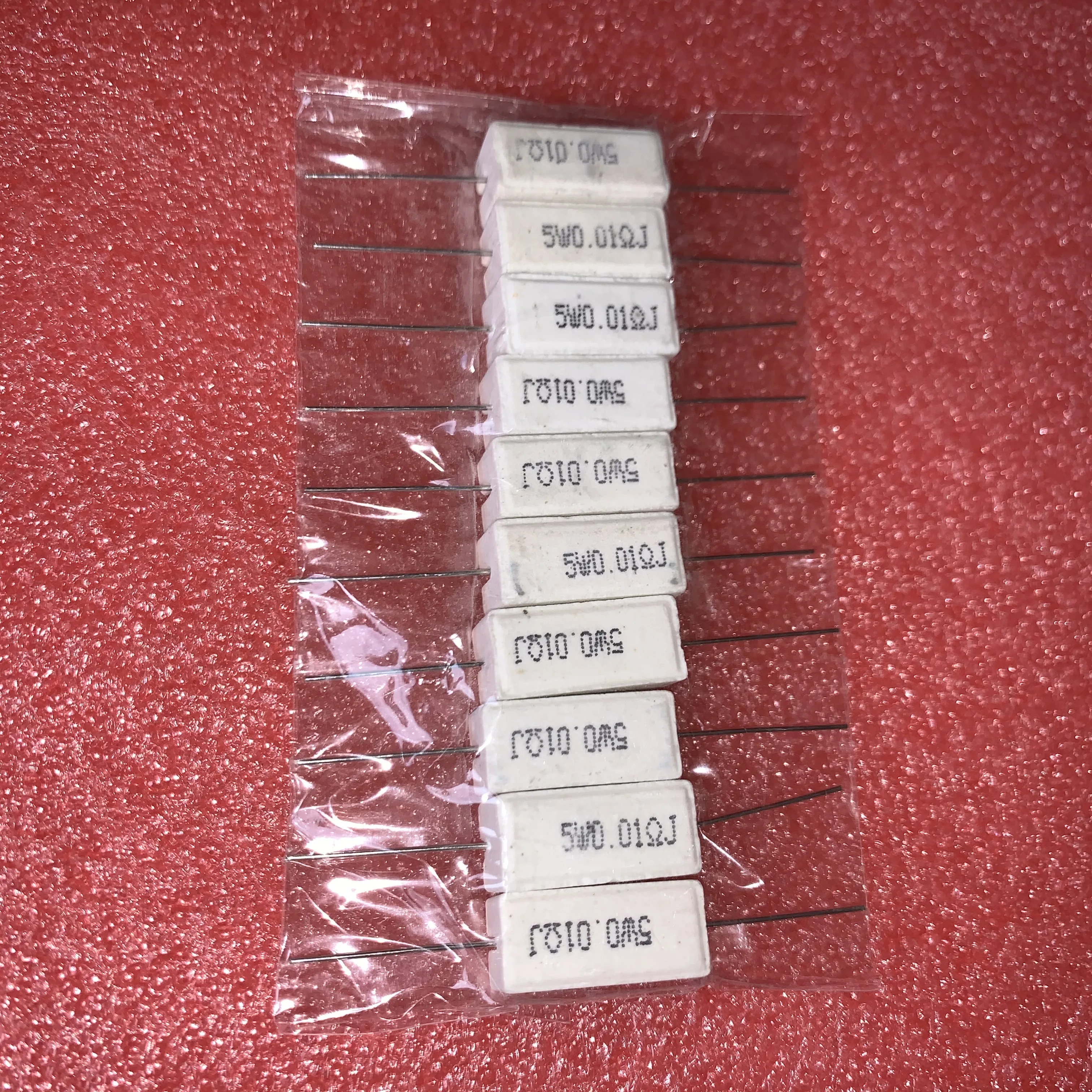 10Pcs 5WR01J 0.02R 0.05R 5W2RJ 3Ω 4R 8R 6K 6.8OHM 7.5R 8K2J 5W10K 12K ...