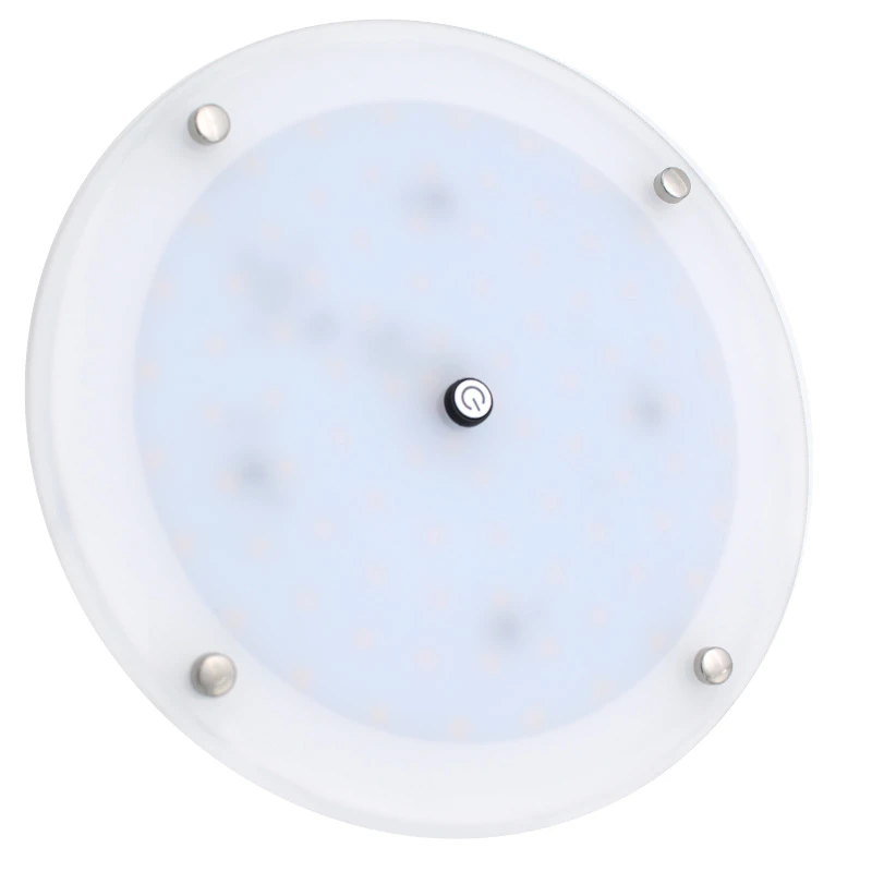Promotion New3.5/5/7/8.5" Led Lamp 12/24v Dc Led Circular Crystal Roof ...
