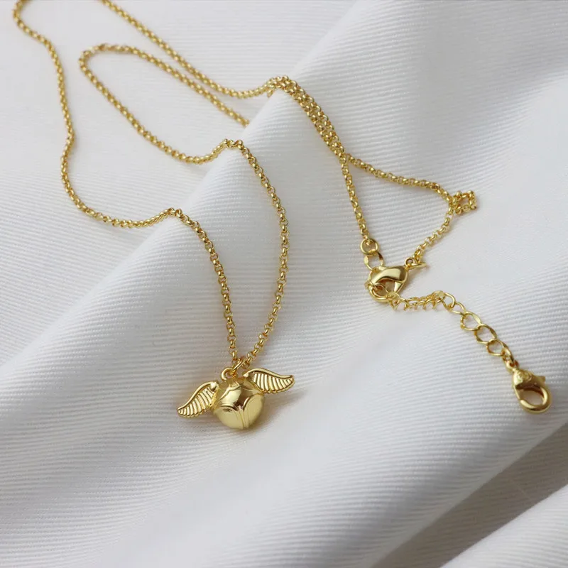 Harry Potter Golden Snitch Necklace
