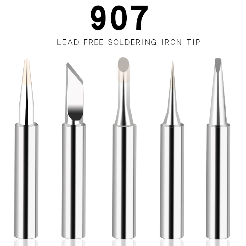 1pcs Lead-Free 907 Solder Tip Welding Head Core 60w Tip Sleeve ...