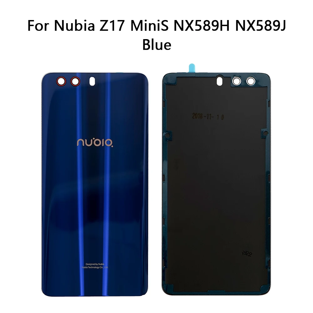 Оригинальная задняя панель корпуса для zte Nubia Z17 Mini S NX589J задняя крышка батарея стекло ...