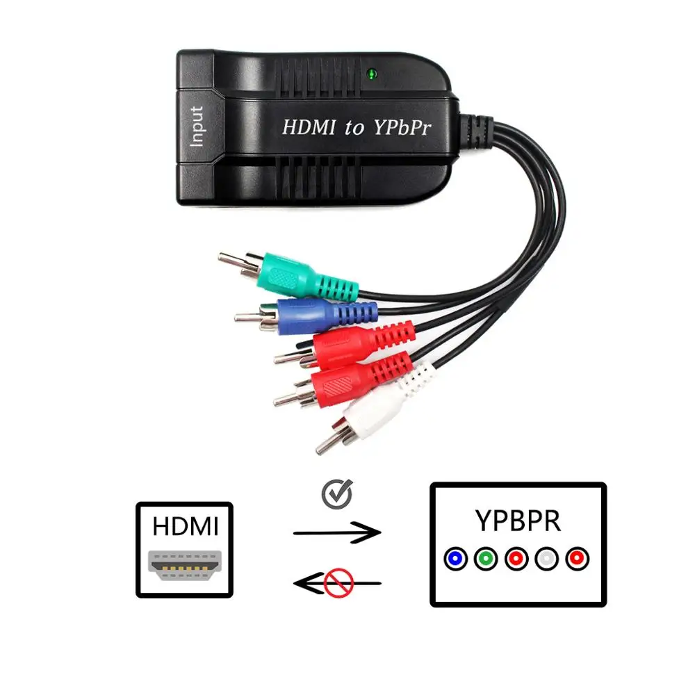 Convertidor-de-Adaptador-de-audio-componente-YPbPr-HDMI-claro-HD-1080P ...