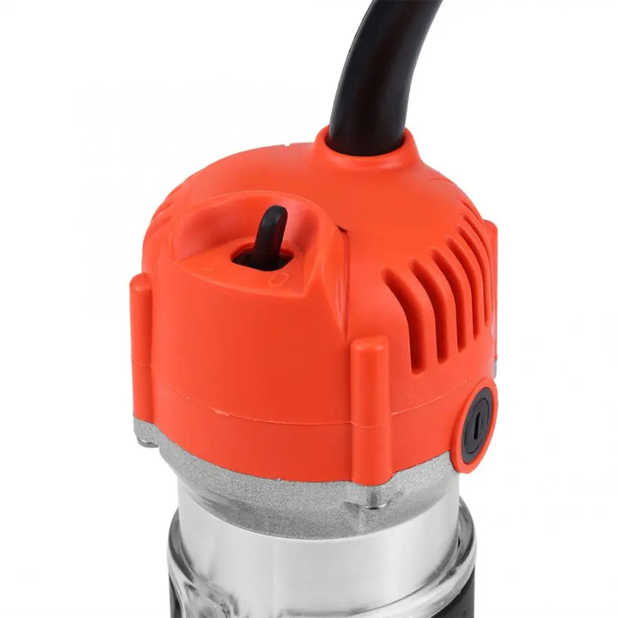 110V 30000R/MIN Electric Hand Trimmer Wood Laminator Router Tool Set ...