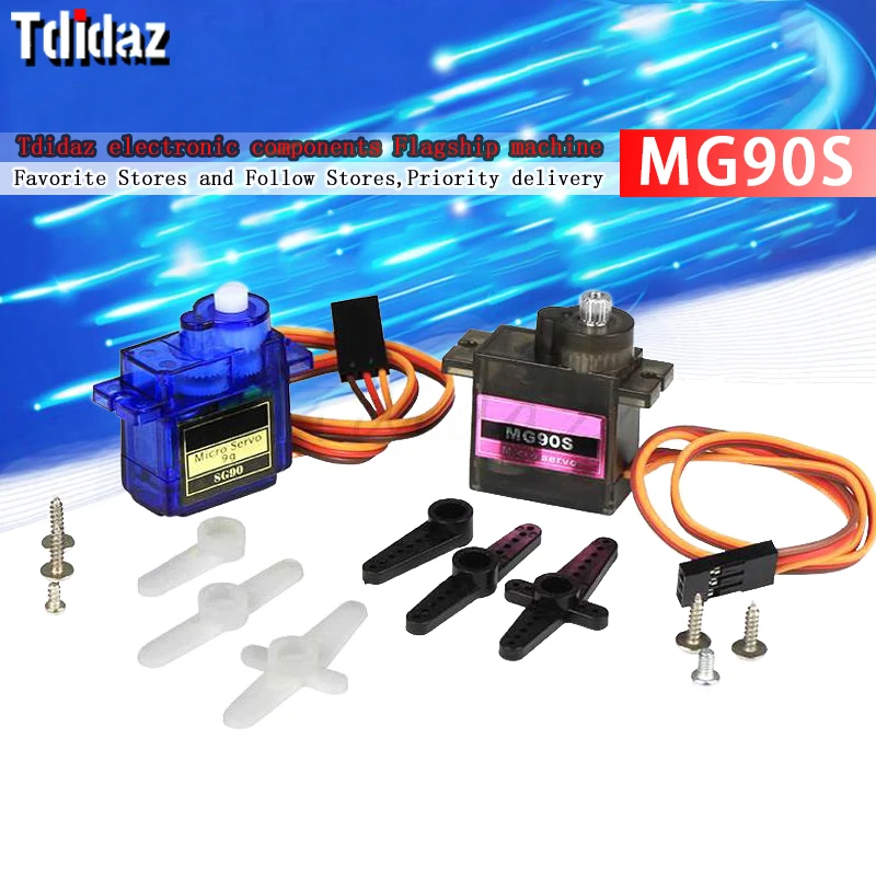 Electr-nica-Inteligente-Mini-Micro-Classic-servos-9g-SG90-MG90S-para ...