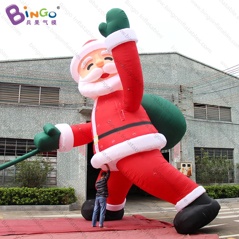 Free Express 6.5 Meters Inflatable Santa For Christmas Decoration ...