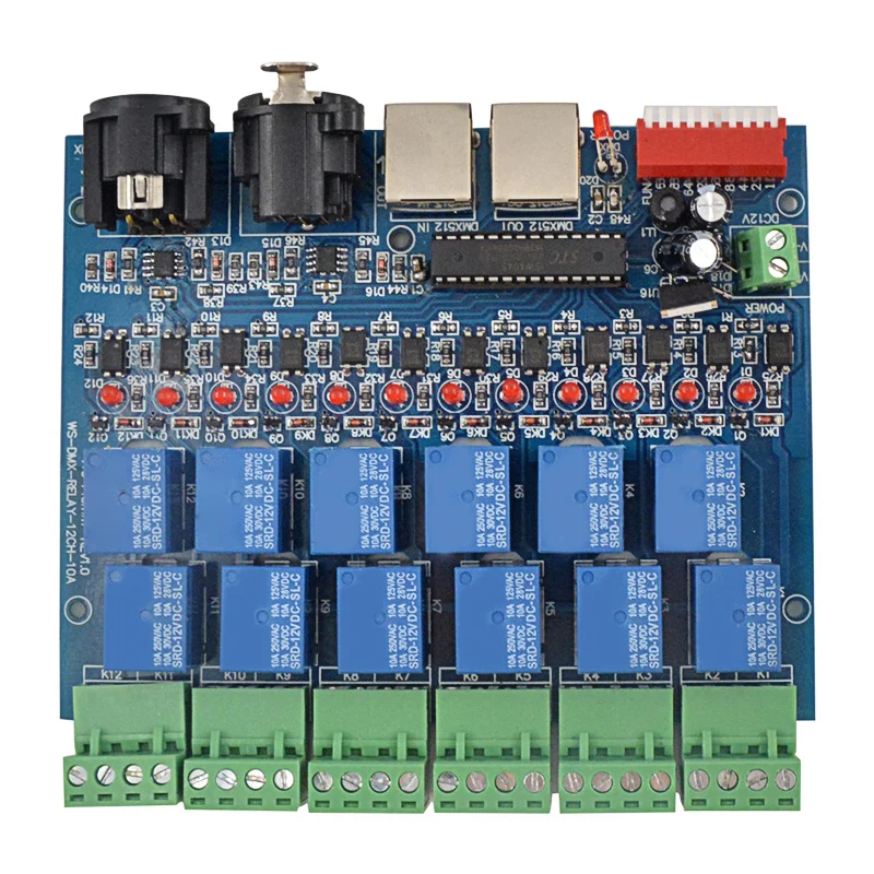 LED Full Color Light with 12 Channel Controller DMX512 Decoder 12 ...