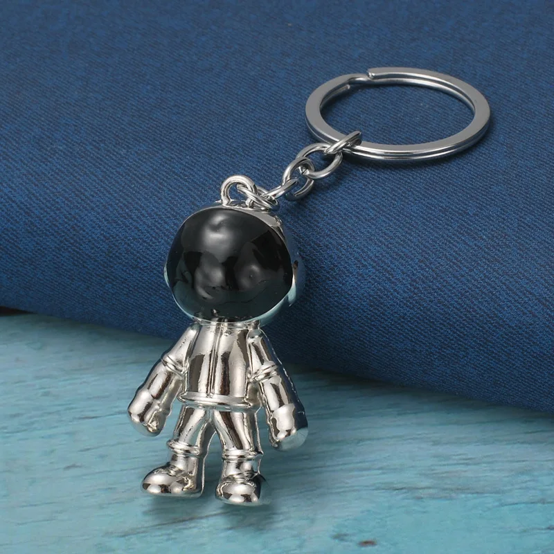 Metal-Astronauts-Keychain-3D-Space-Robot-Spaceman-Keyring-for-Men-cute ...