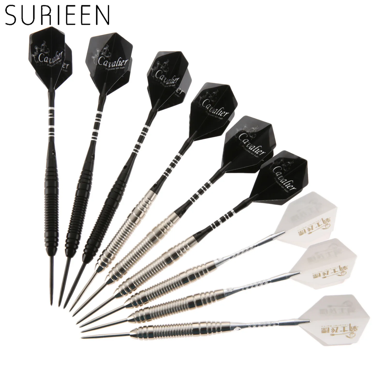 Professional 3 Pcs 22g Steel Needle Tip Darts Hard Point Straight Dart ...